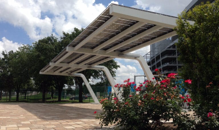 Solar Canopy EV Charger NRG - Lumos Solar